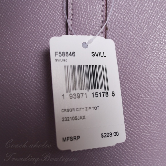 Coach | Bags | Nwt Coach F58846 Crossgrain Leather City Zip Tote | Poshmark